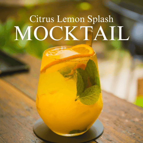Citrus Lemon Splash Mocktail – My Adventure to Fit