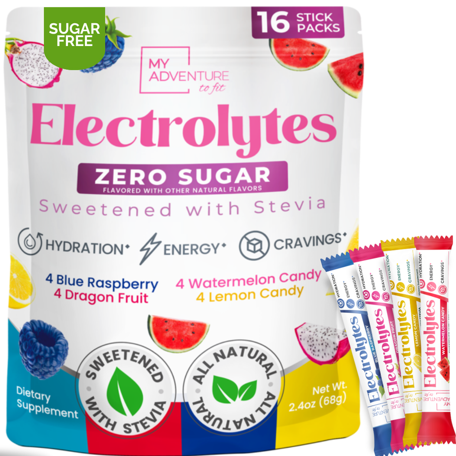 Lemon Candy Electrolytes – Stick Packs 30 Ct | Zero Sugar Hydration ...