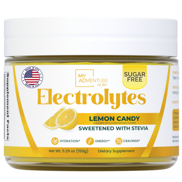 Lemon Candy Electrolytes - 37 Servings | Zero Sugar Hydration – My ...
