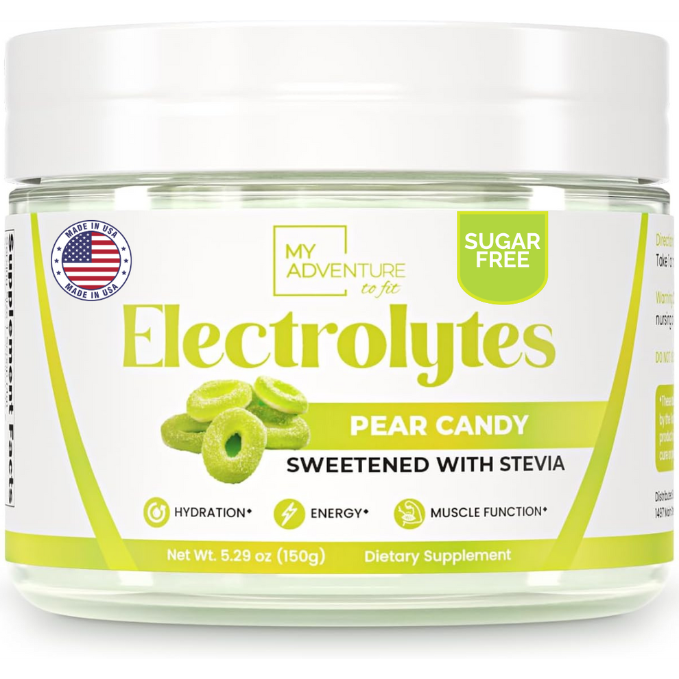 Pear Candy Electrolytes - 37 Servings | Zero Sugar Hydration – My ...