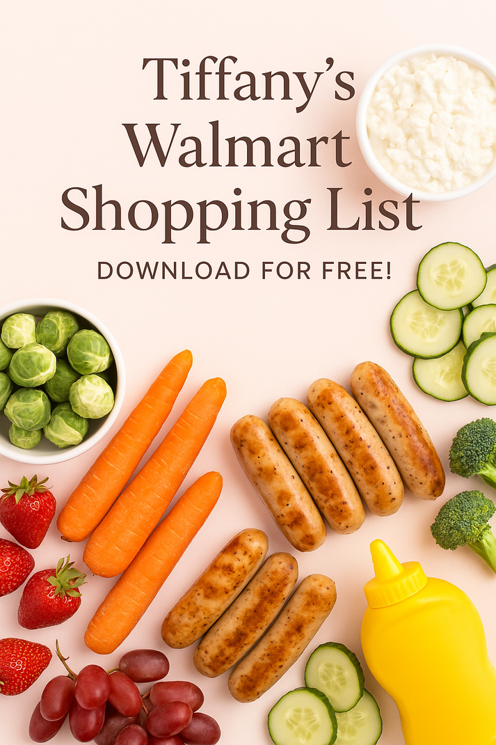 Free Walmart Grocery List for Tiffany Plates (Downloadable PDF) – My ...
