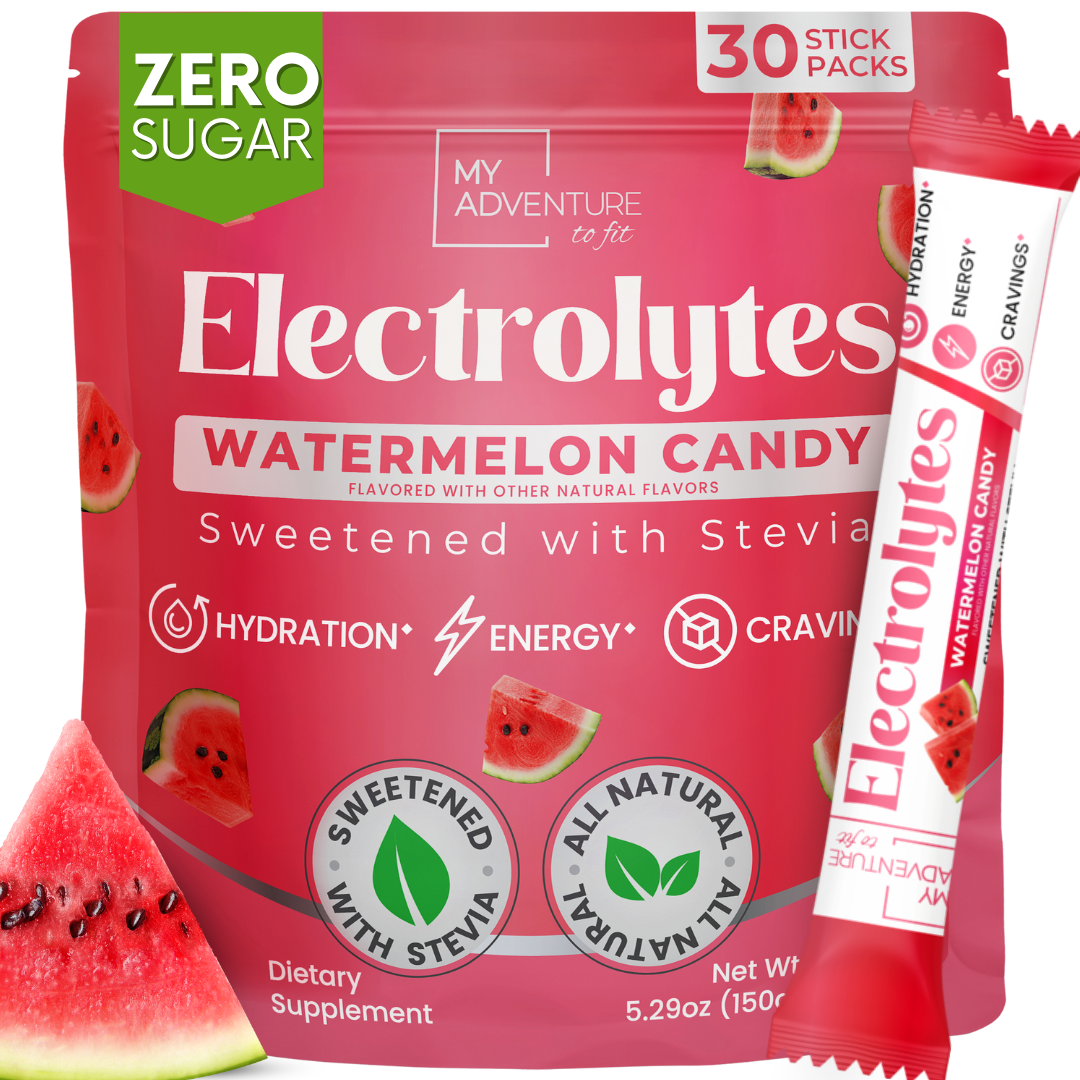 Watermelon Candy Electrolytes – Stick Packs | Zero Sugar Hydration – My ...